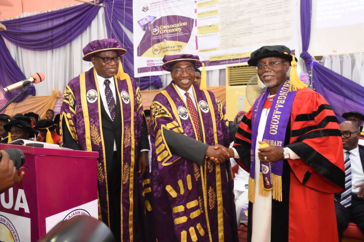 Convocation: Aiyedatiwa Commends AAUA’s Global Achievements, Pledges ...